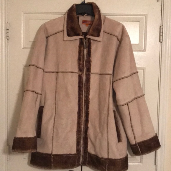 Roval Prestige | Jackets & Coats | Royal Prestige Fur Leather Coat ...